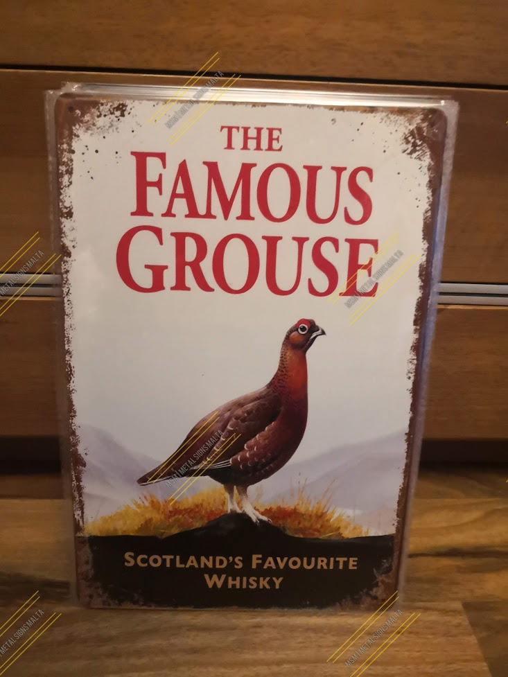 The Famous Grouse - Metal Signs Malta