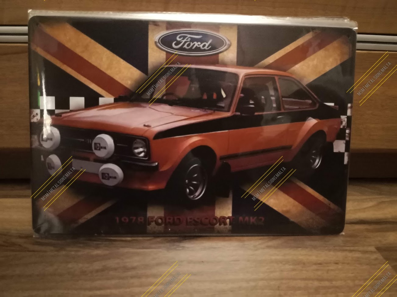 Ford Escort Mk2 - Metal Signs Malta