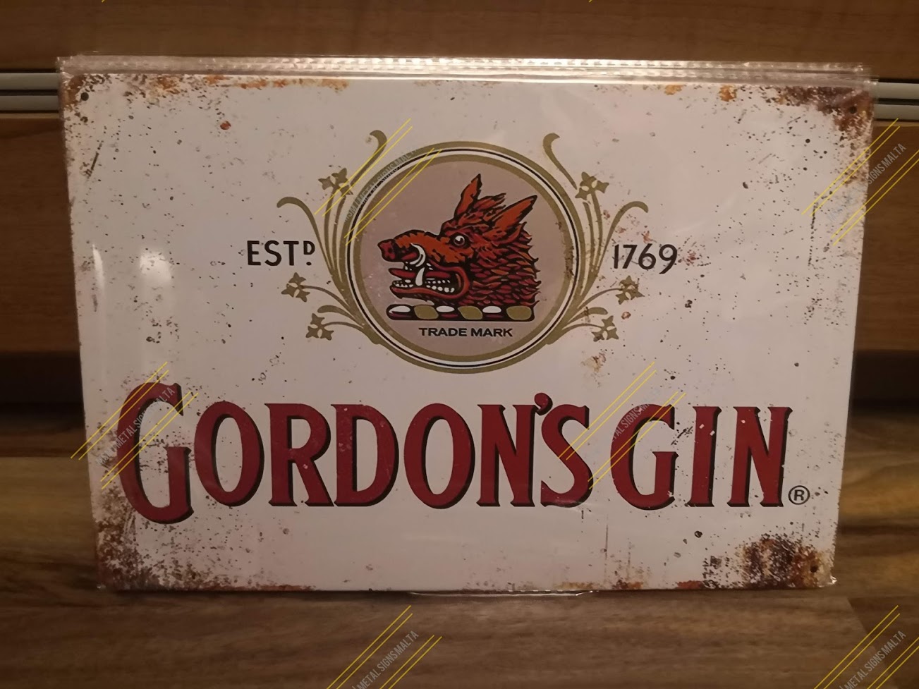 Gordon's Gin - Metal Signs Malta