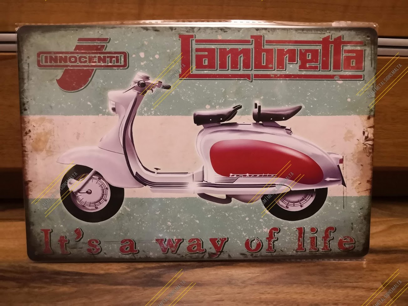 Lambretta - Metal Signs Malta
