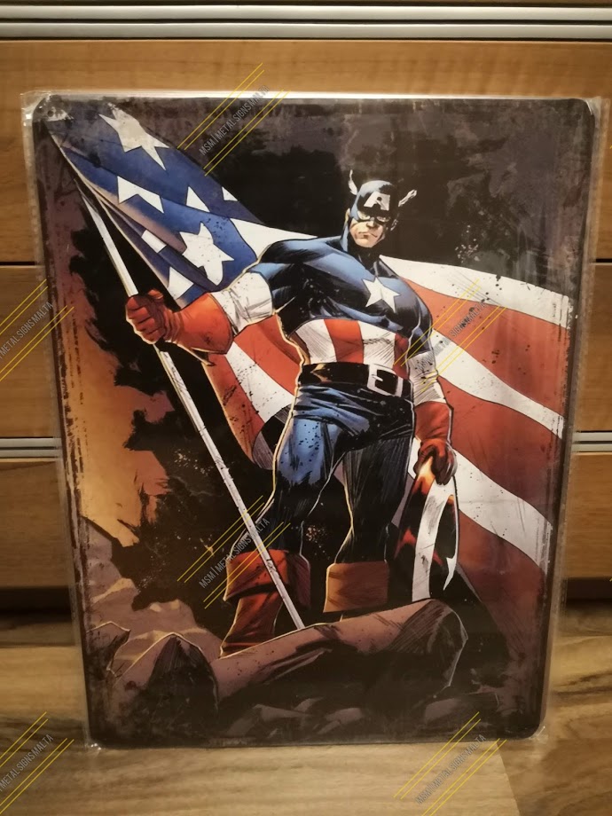 Captain America - Metal Signs Malta