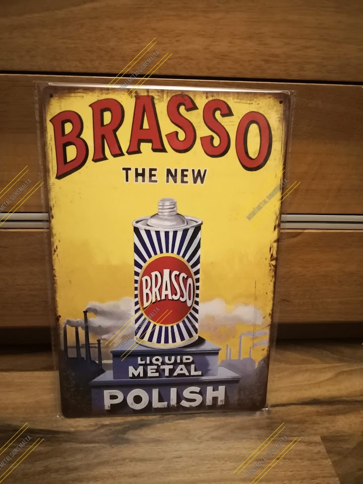 Brasso - Metal Signs Malta