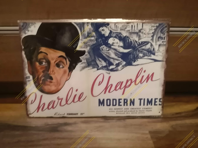 Charlie Chaplin - Metal Signs Malta