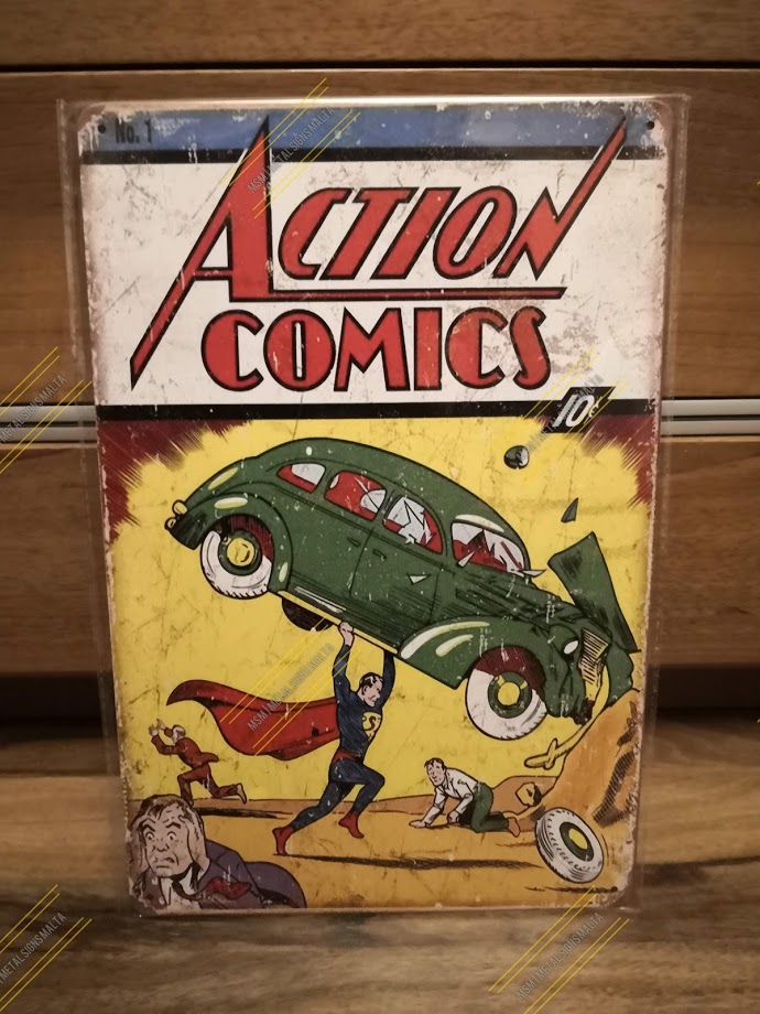 Action Comics - Metal Signs Malta