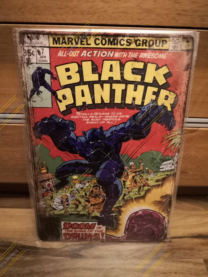 Black Panther - Metal Signs Malta