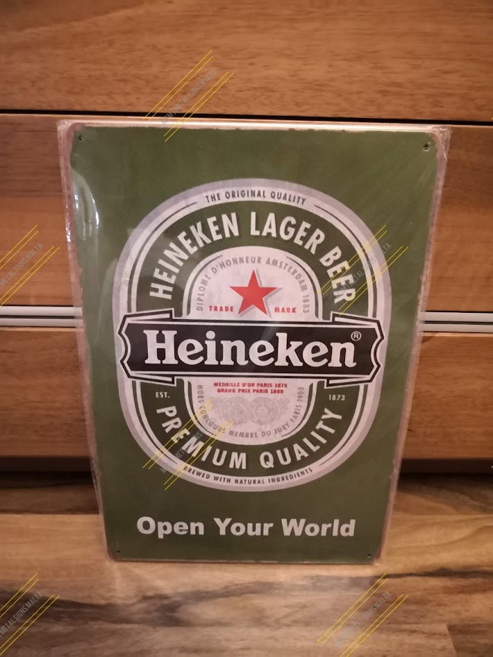 Heineken - Metal Signs Malta