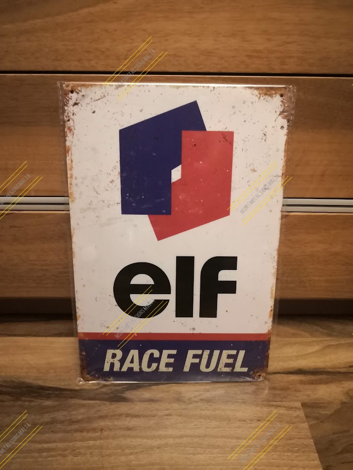 Elf Race Fuel - Metal Signs Malta
