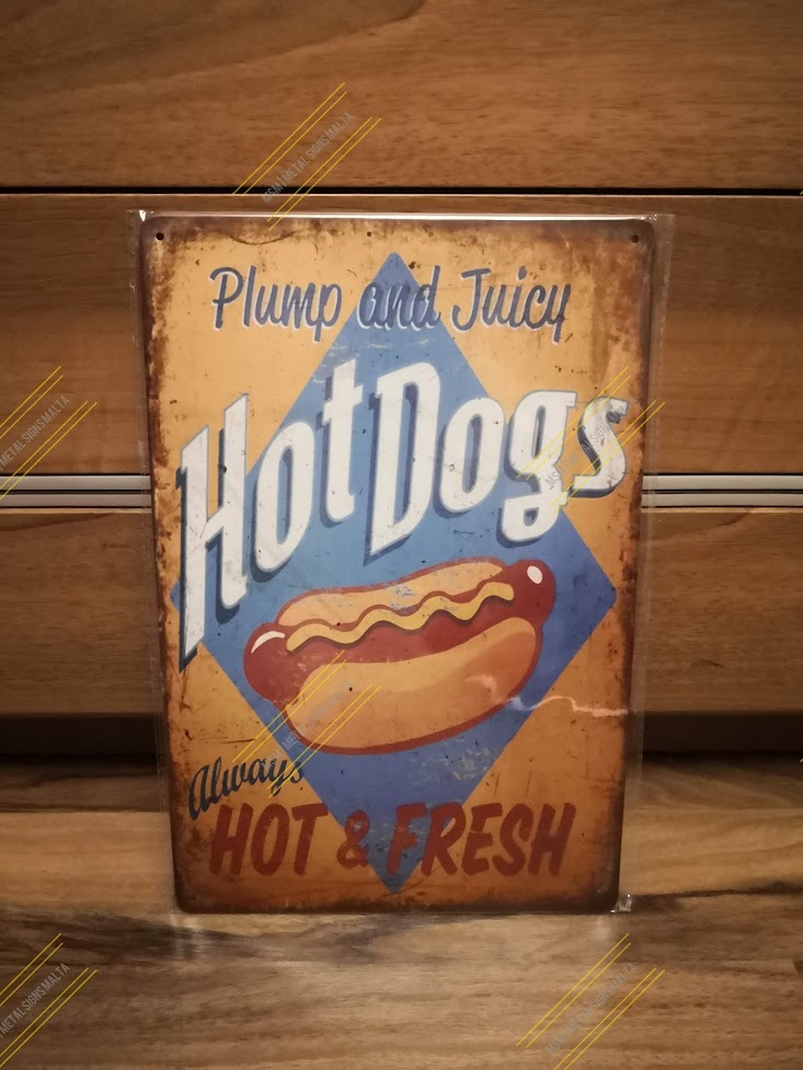 Hot Dogs - Metal Signs Malta