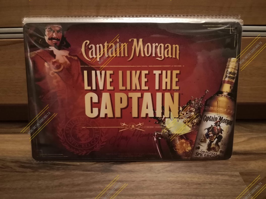 Captain Morgan - Metal Signs Malta