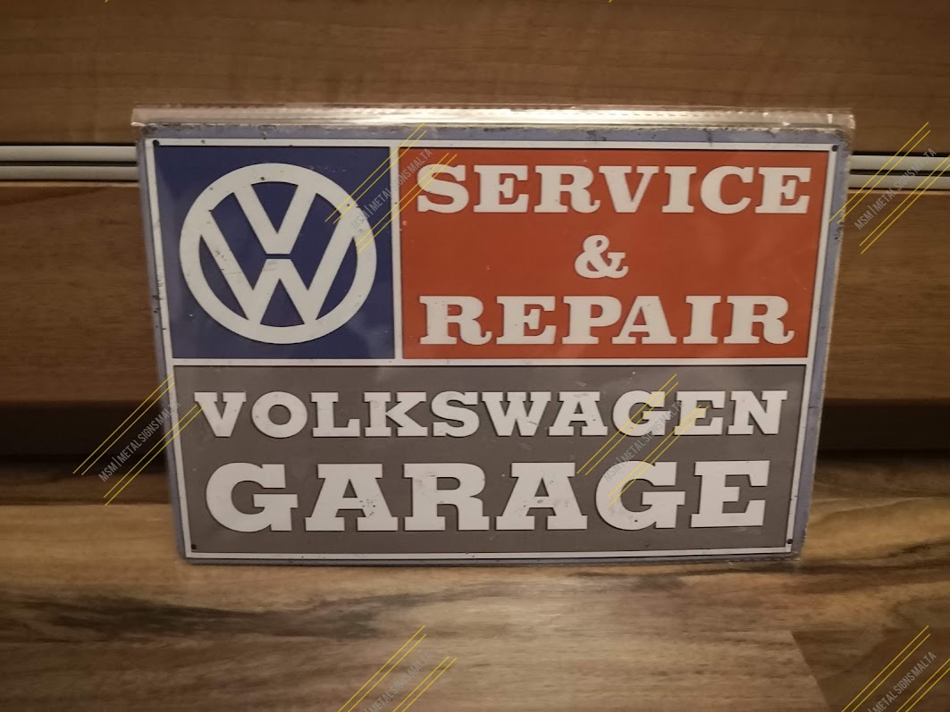 VW Garage - Metal Signs Malta