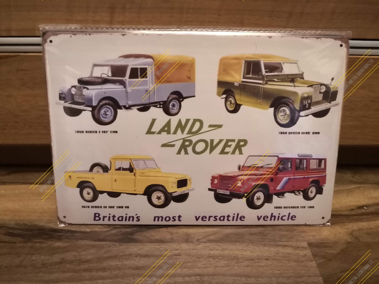 Land Rover - Metal Signs Malta
