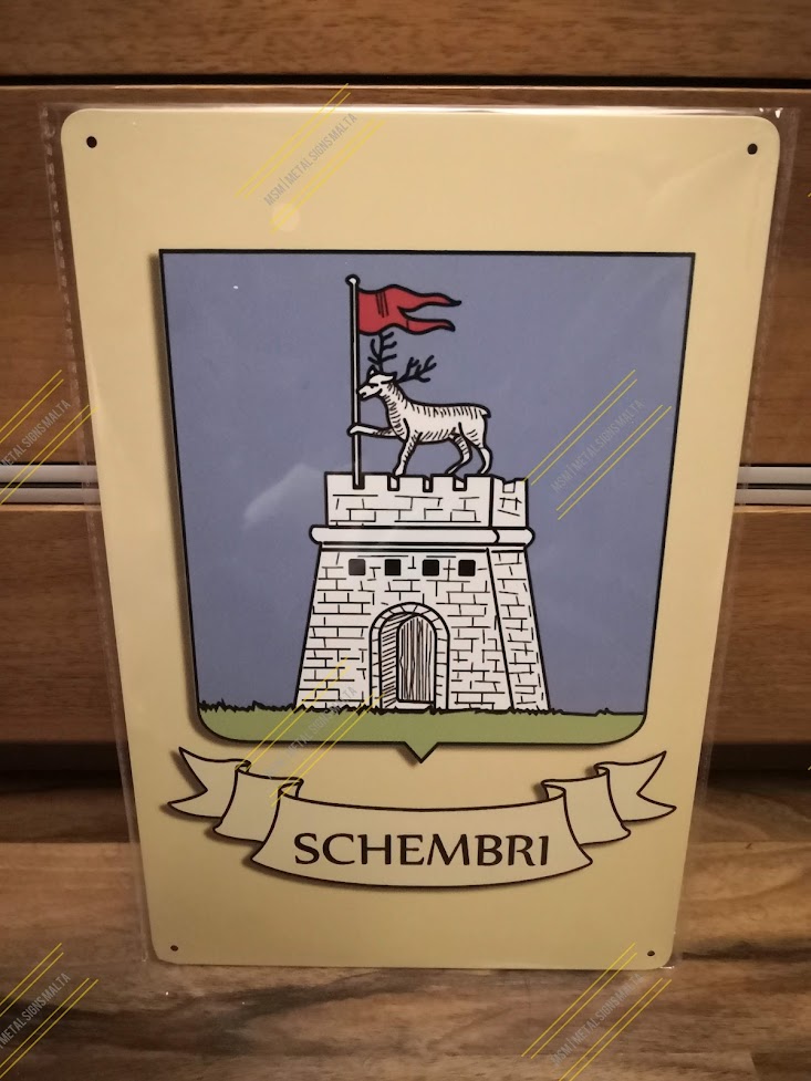 Coat of Arms - Schembri - Metal Signs Malta