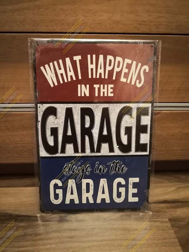 The Garage - Metal Signs Malta