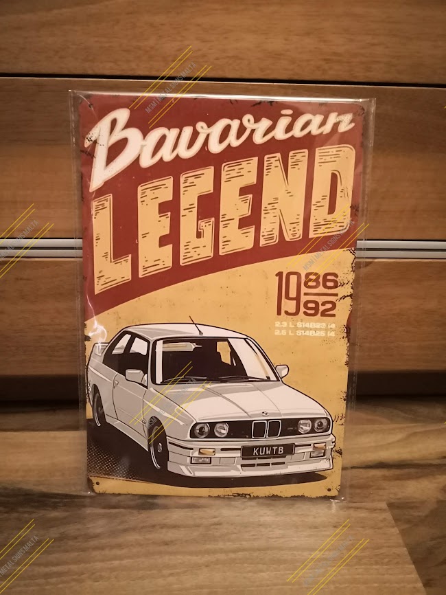BMW Bavarian Legend - Metal Signs Malta