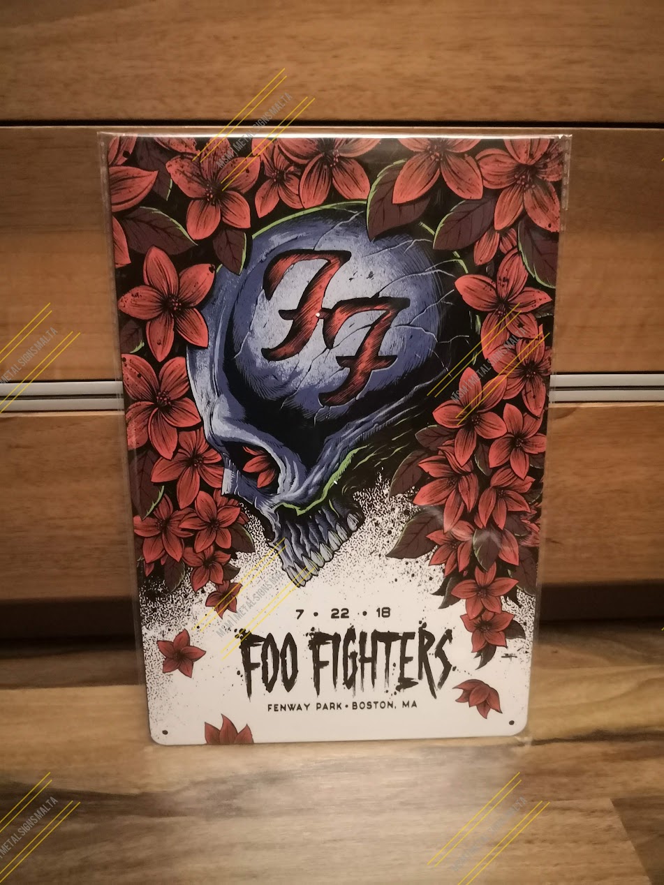 Foo Fighters - Metal Signs Malta