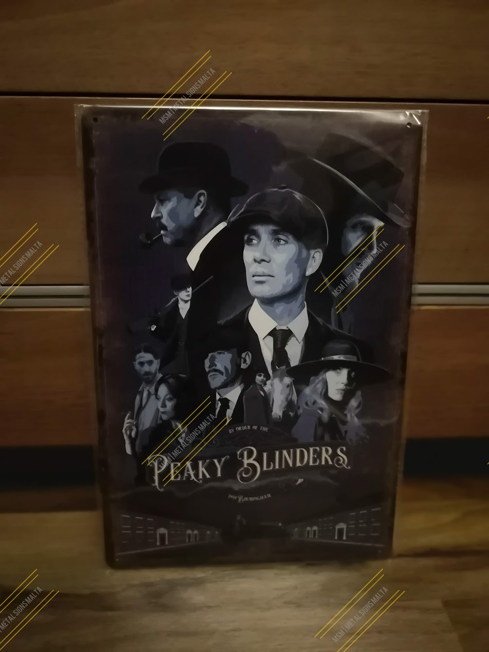 Peaky Blinders - Metal Signs Malta