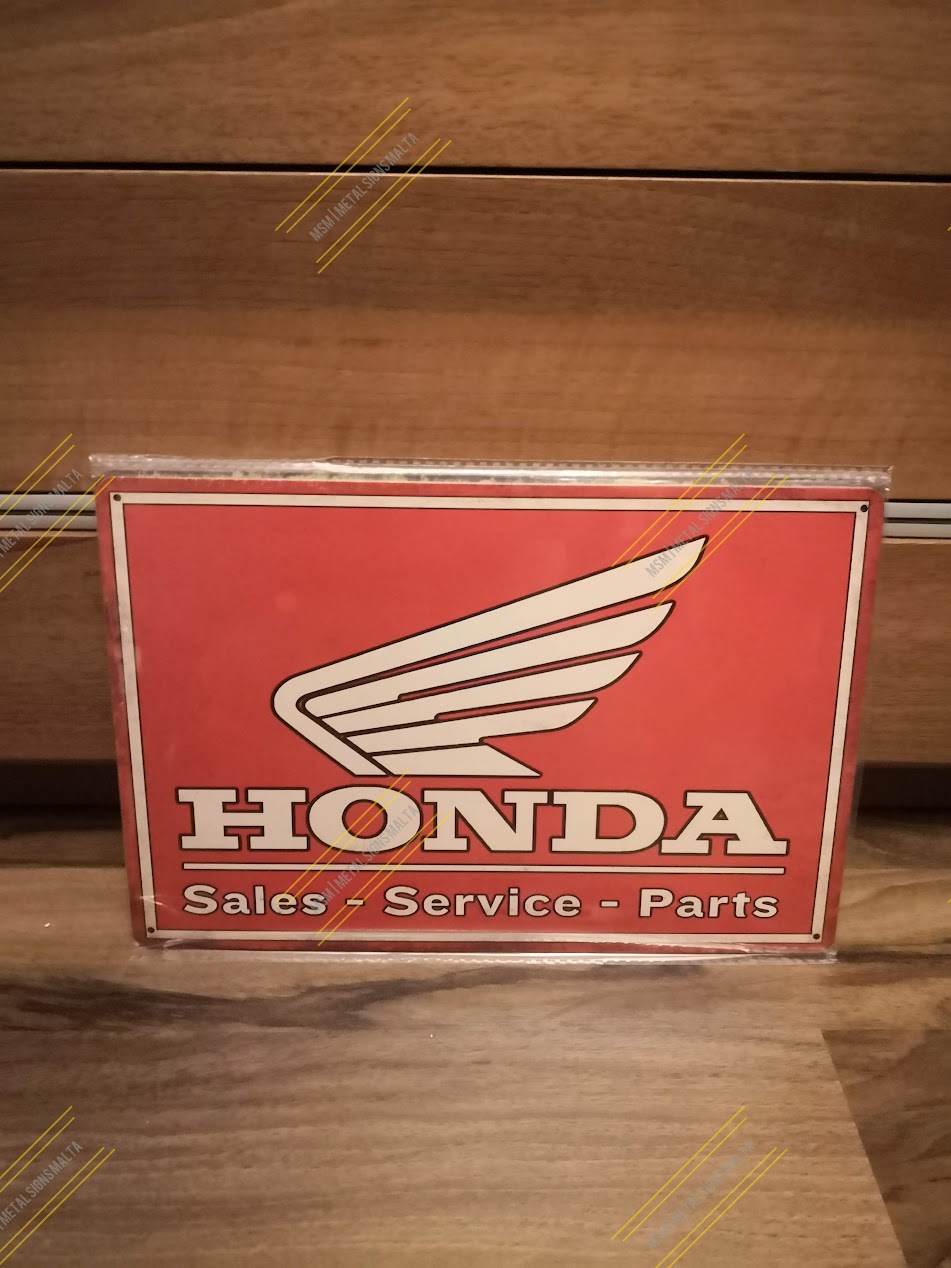 Honda sales, service and parts - Metal Signs Malta